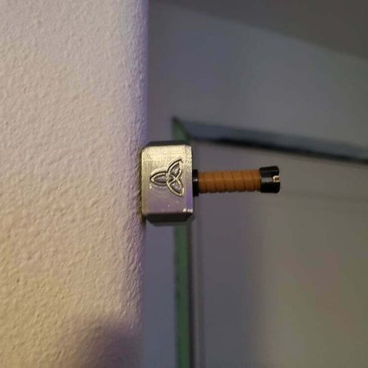 Free STL file Mjolnir Magnetic Keychain 🧲 ・Model to download and 3D ...