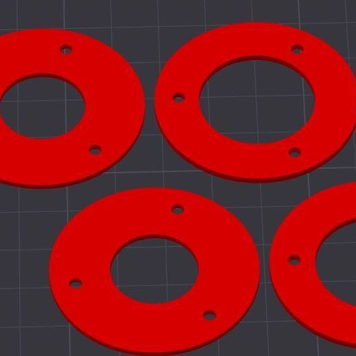 Free 3MF file P-38 Spinner Reinforcement Washers Flightline 1600mm ️ ...