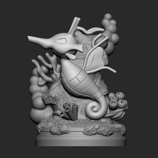 🐉 Pokemon - Kingdra Figure・ STL File for 3D printing・Cults