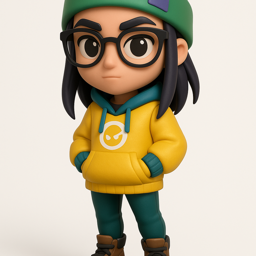 🎲 Killjoy Chibi Valorant・ STL File for 3D printing・Cults