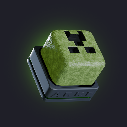 👾 Minecraft Keycap - Creeper・ STL File for 3D printing・Cults