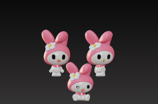 🎲 MY MELODY'S・ 3MF File for 3D printing・Cults