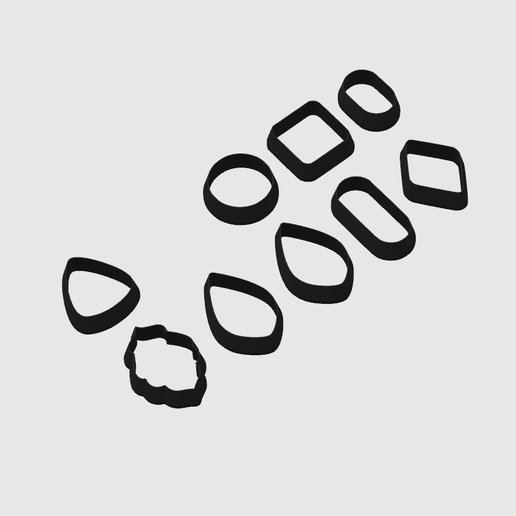 Free 3D file Loopy Shapes 💎 ・Model to download and 3D print・Cults