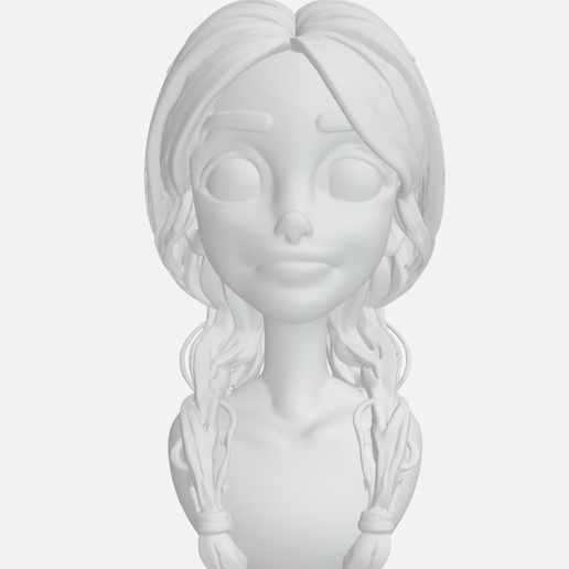 STL file cute girl bust 👧 ・3D printing model to download・Cults