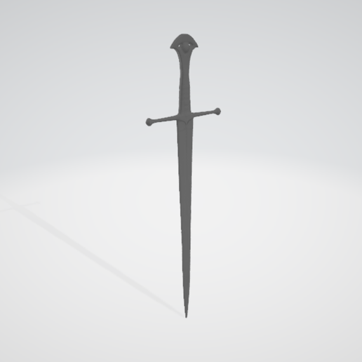 🗡️ Aragorn's sword・ STL File for 3D printing・Cults