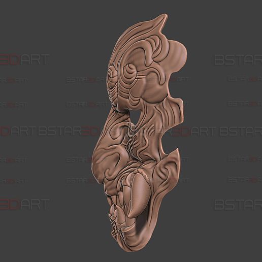 💂 Gale Guard Beast Face Mask - Black Myth Wukong Armor Accessories・ 3D ...
