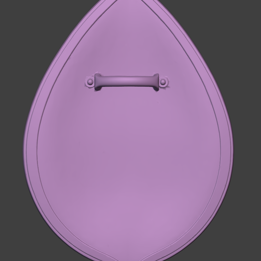 🌿 Lilly Leaf Shield・ STL File for 3D printing・Cults
