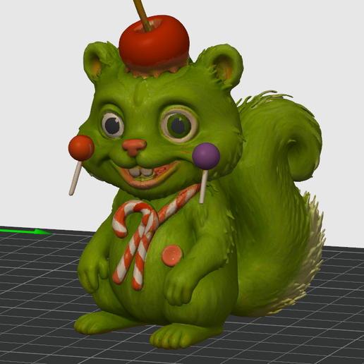 🌳 Nutty Tree Friends Realistic・ OBJ File for 3D printing・Cults