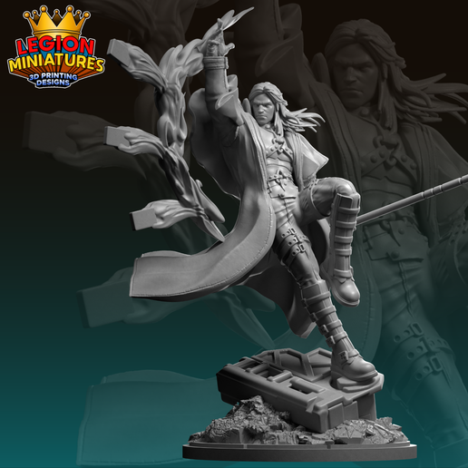 🦸 Marvel crisis protocol gambit horseman presupported included・ STL ...