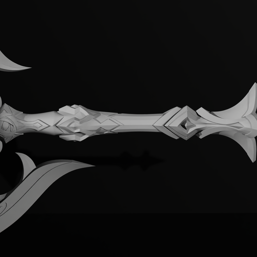 🎭 Genshin impact Navia Claymore Verdict model 3d print 3D print model ...