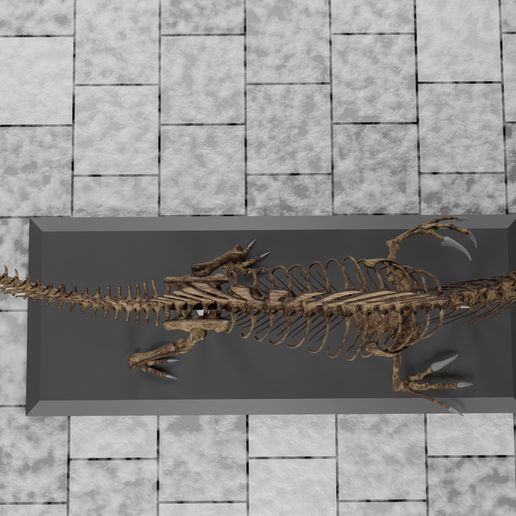 💀 Spinosaurus aegyptiacus skeleton v1,v2 and version JP3 model 3d print ...