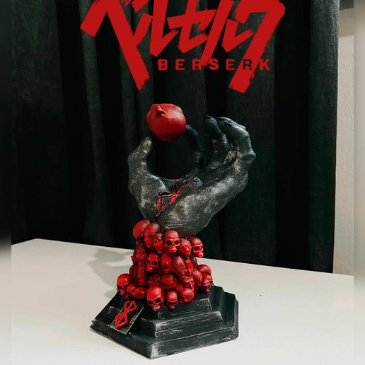 berserk hand of god holding behelit・ 3D File for ・Cults