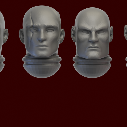 🎲 HL & Generic Scouts/Recon Heads・ 3D File for ・Cults
