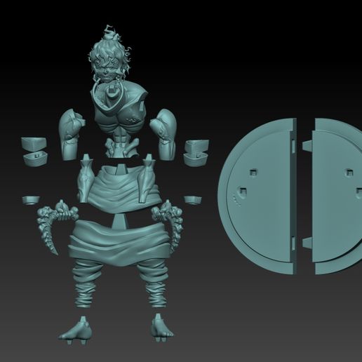 🗿 GYUTARO KIMETSU NO YAIBA (DEMON SLAYER) MODEL FOR 3D PRINTING・Free 3D ...