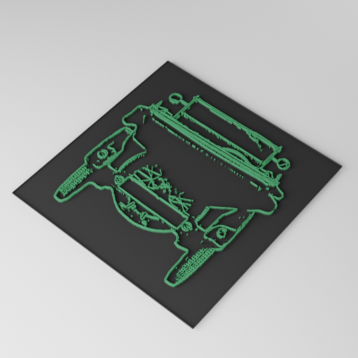 👤 Austin Silhouette Outline Wall Art 3D Picture Frame Pack・Fichier STL ...