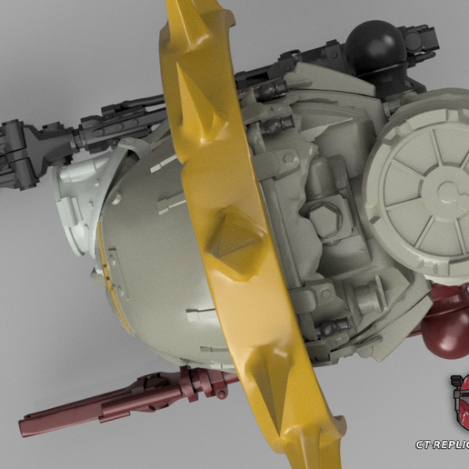 💀 Servo Skull SM2 1:1 Scale Replica Hammer・ OBJ File for 3D printing・Cults