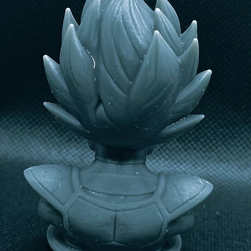 💀 Vegeta Skull Bust・3D Print with the Photon mono 4 3D printer・Cults