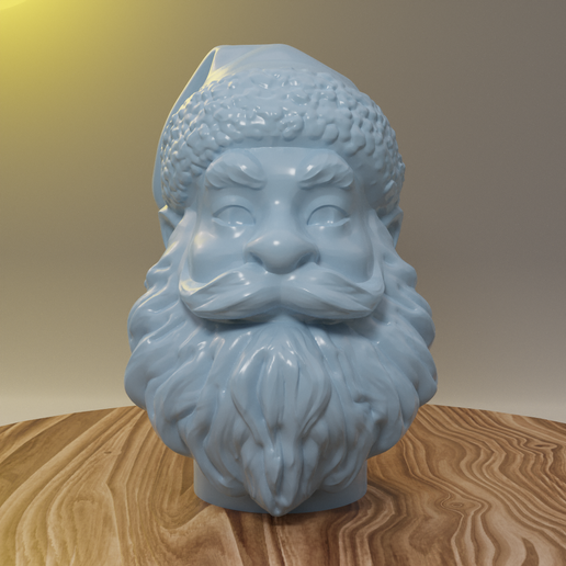 Archivo STL Santa Claus Head 🎅 (OBJ)・Plan de impresora 3D para ...