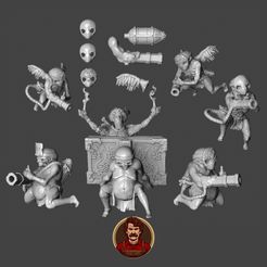 3D print Iron Sultanate - Homunculus Set 1・Cults