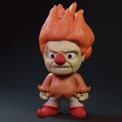 🔥 ️ Heat Miser & Snow Miser – Chibi Fan Art STL Duo・ STL File for 3D ...