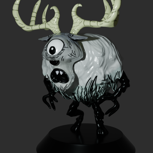 Free STL file DeerClops 🎮 ・3D printer design to download・Cults