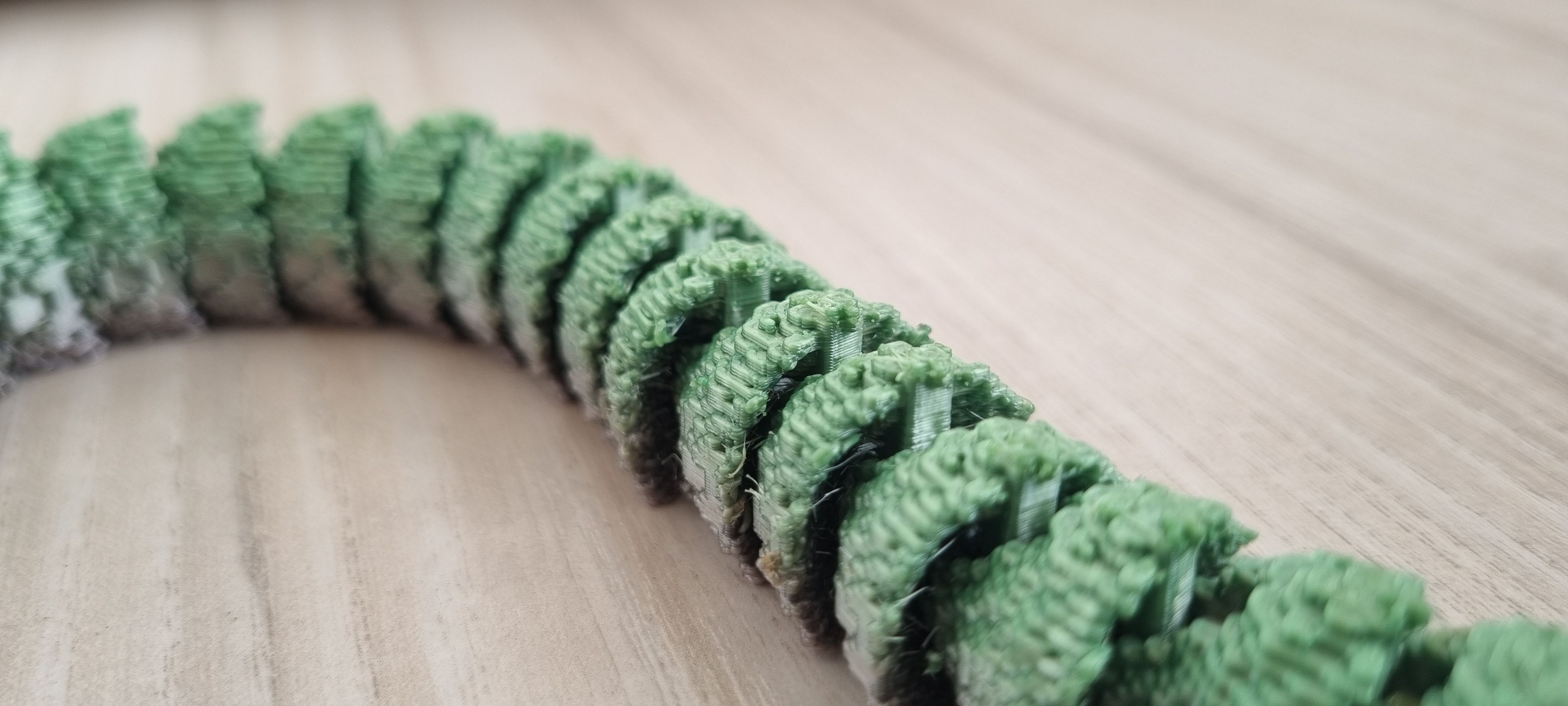 Download STL file Articulated pixel snake • 3D printing design ・ Cults