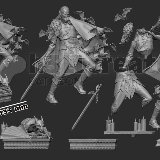 👾 Strahd von Zarovich・ STL File for 3D printing・Cults