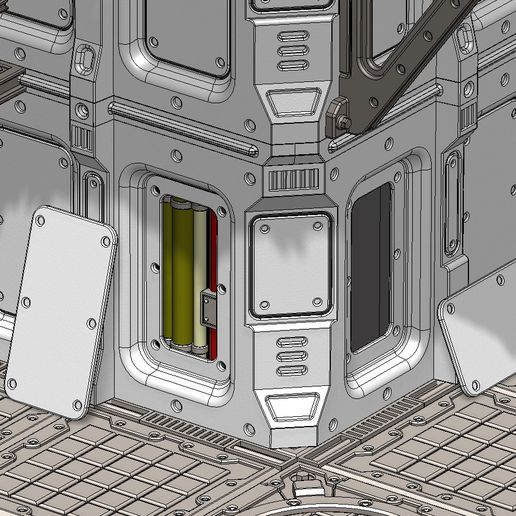 🥼 Add on Tower "The LAB" Zone Mortalis 28mm・ STL File for 3D printing・Cults
