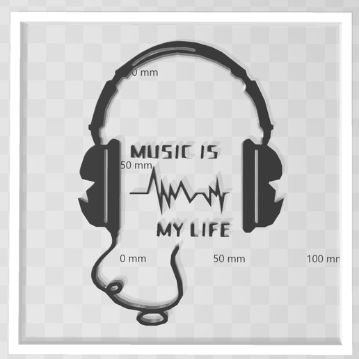 3MF file MUSIC WALL ART 🎵 ・3D printing template to download・Cults