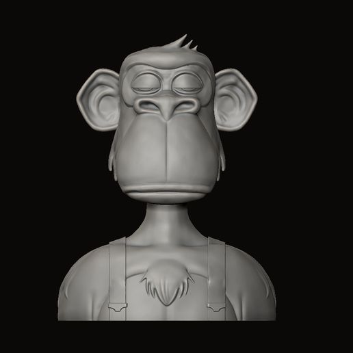 🐒 Bored Ape Yacht Club NFT - Mono・ STL File for ・Cults
