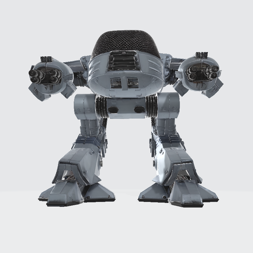 🤖 Robocop - Miniature ED209・ STL File for 3D printing・Cults