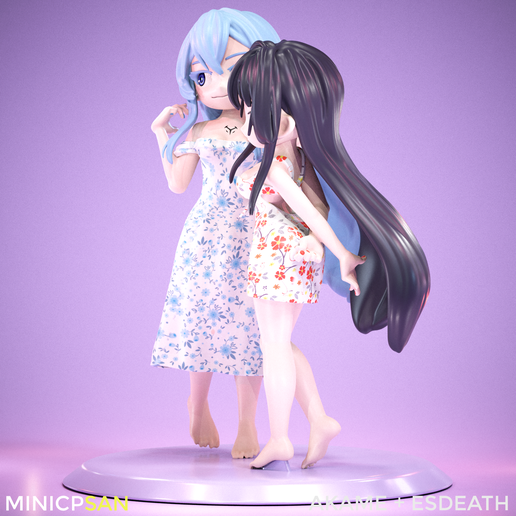 🇯🇵 Akame and Esdeath - Cute Summer Showdown - Akame ga Kill Anime ...