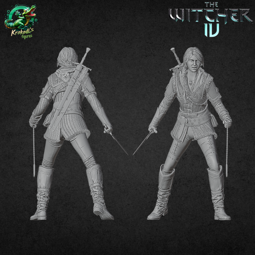 🗿 Ciri Witcher 4・ 3D File for 3D printing・Cults