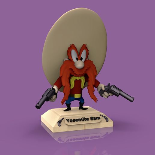 👽 Yosemite Sam STL・ 3D File for ・Cults
