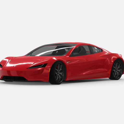 STL file Tesla Roadster 🚗 ・3D printing model to download・Cults