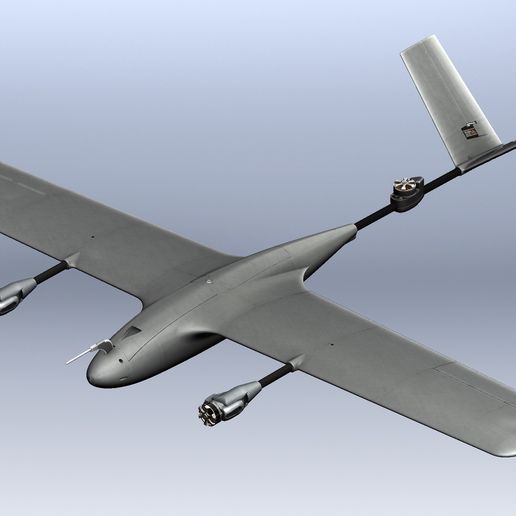 🛩️ Swale Ridge Merlin VTOL (now with 2 complete model internals)・ STL ...