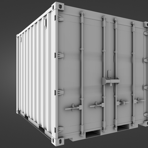 🚆 G/H0/TT scale ISO Bicon container・Free STL File for 3D printing・Cults