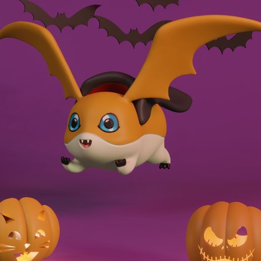 Archivo STL Patamon Halloween 🎃 ・Plan de impresión en 3D para descargar ...