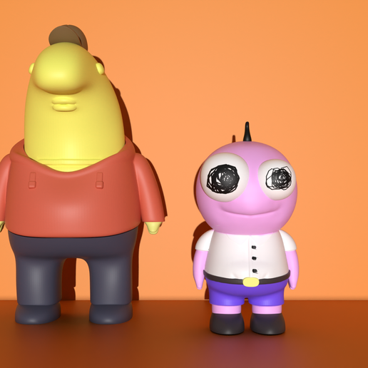 👾 Smiling friends pack - read description・ STL File for 3D printing・Cults