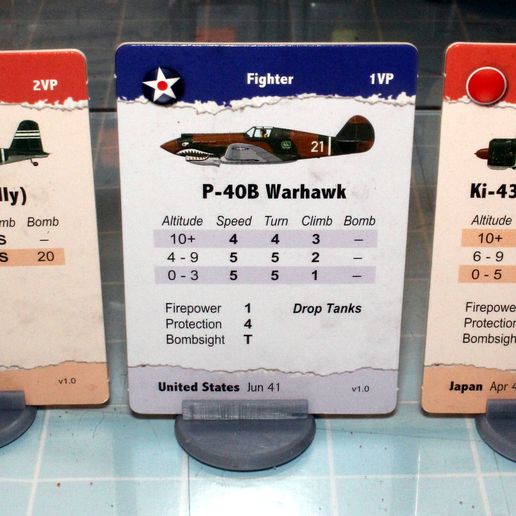 🪶 Wing Leader Aircraft Data Card holder・Free STL File for ・Cults