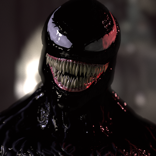 STL file Venom (Bust) 👤 ・3D printing template to download・Cults