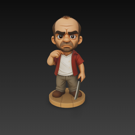 🏙️ Trevor Philips・ STL File for 3D printing・Cults