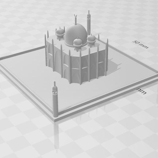 STL file Taj Mahal・3D print design to download・Cults