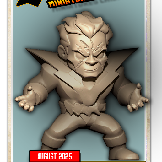 👨 molecule man chibi style marvel united・ STL File for 3D printing・Cults