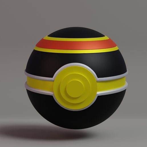 🐉 Pokemon Luxury Ball Pokeball・ STL File for ・Cults