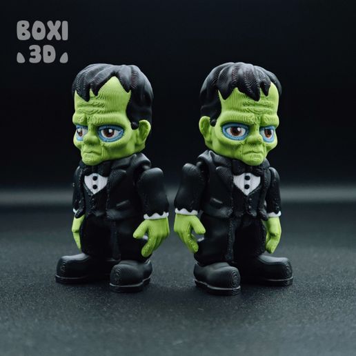 🧟 ZOMBIE WAITER - FLEXI - ARTICULATED - CUTE-PRINT IN PLACE・ 3D File ...