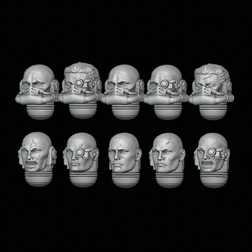 🛰 X10 Salamanders head・ 3D File for 3D printing・Cults