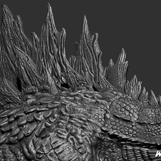 🎬 WICKED MOVIES GODZILLA SCULPTURE: TESTED AND READY FOR 3D PRINTING ...