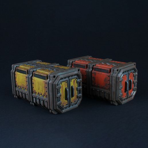 ⚔ Shipping Container・Free STL File for 3D printing・Cults