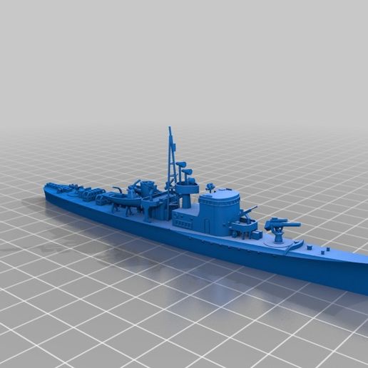 🚢 No. 13 Japanese Submarine Chaser (1/350)・Free 3D File for ・Cults